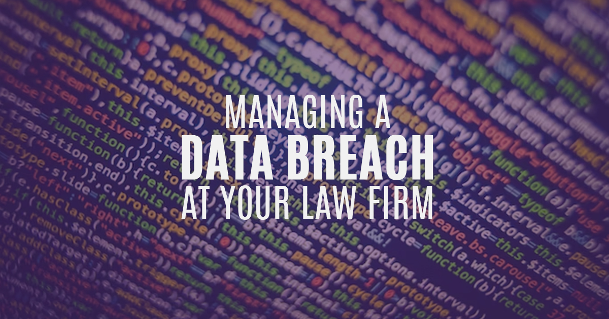 Managing a Data Breach at Your Law Firm | Social Hive Digital